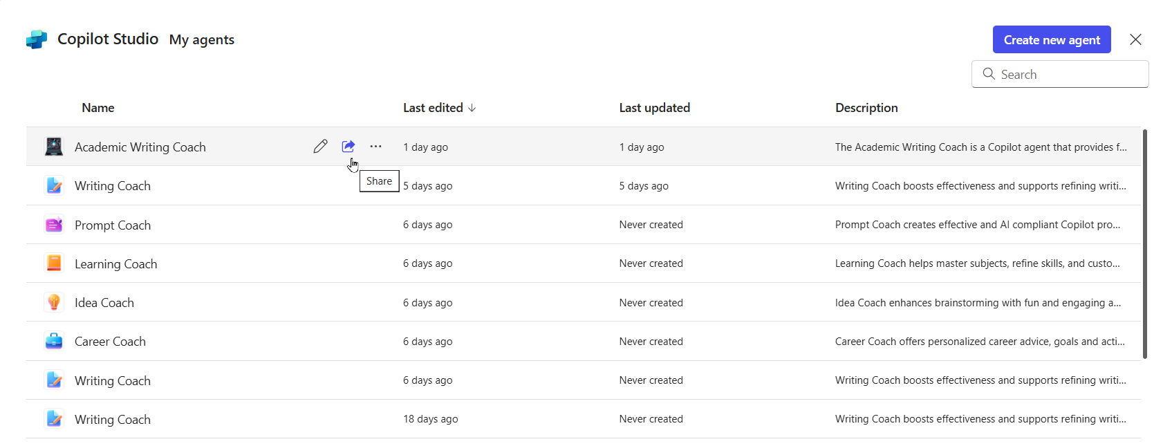 How to create a Copilot agent | Center for Teaching Excellence